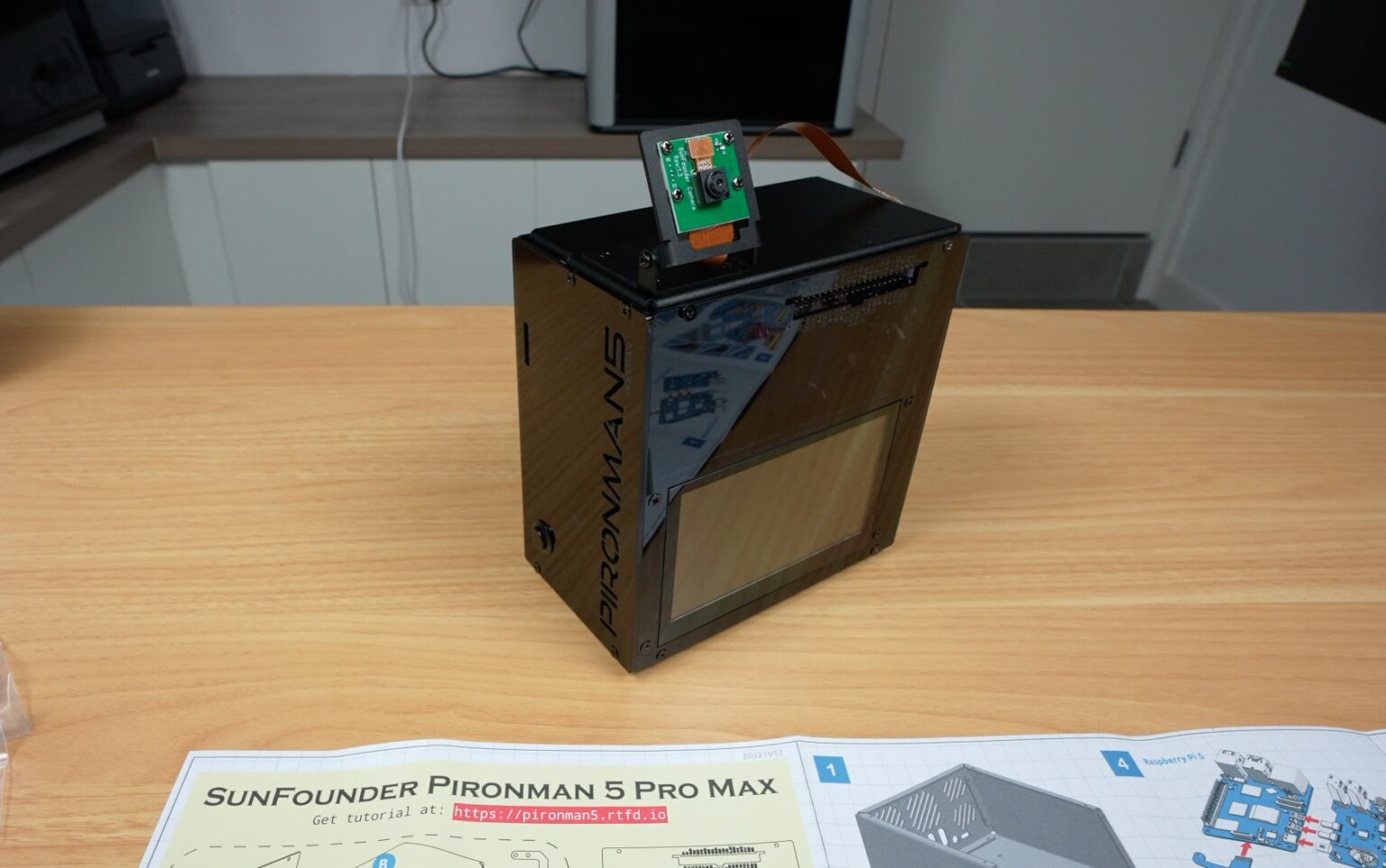 Pironman 5 Pro Max, A Raspberry Pi 5 Case with Touchscreen, Camera and ...