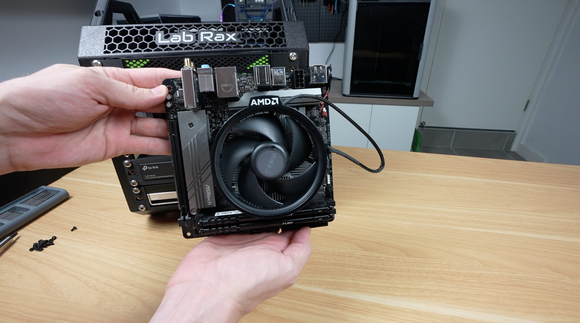 I Designed A Mini ITX PC Shelf For My Lab Rax 10" Homelab - The DIY Life