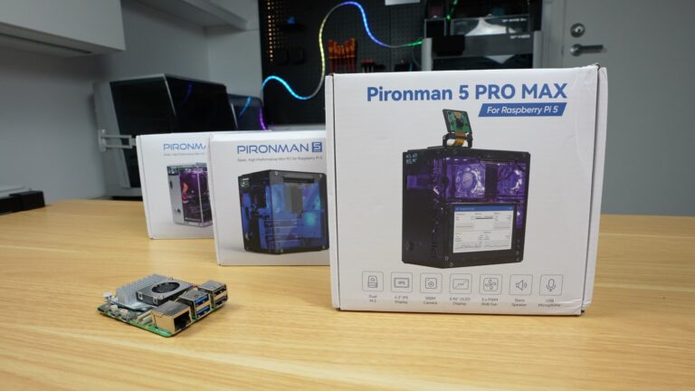 Pironman 5 Pro Max, A Raspberry Pi 5 Case with Touchscreen, Camera and ...